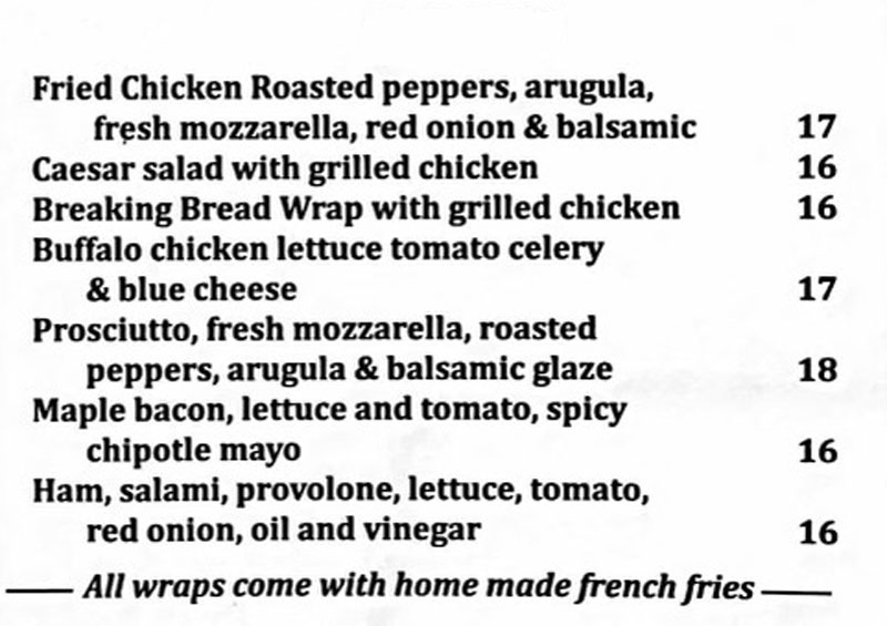 Breaking Bread | Serving Italian Cuisine @ 27 Seguine Ave Staten Island ...